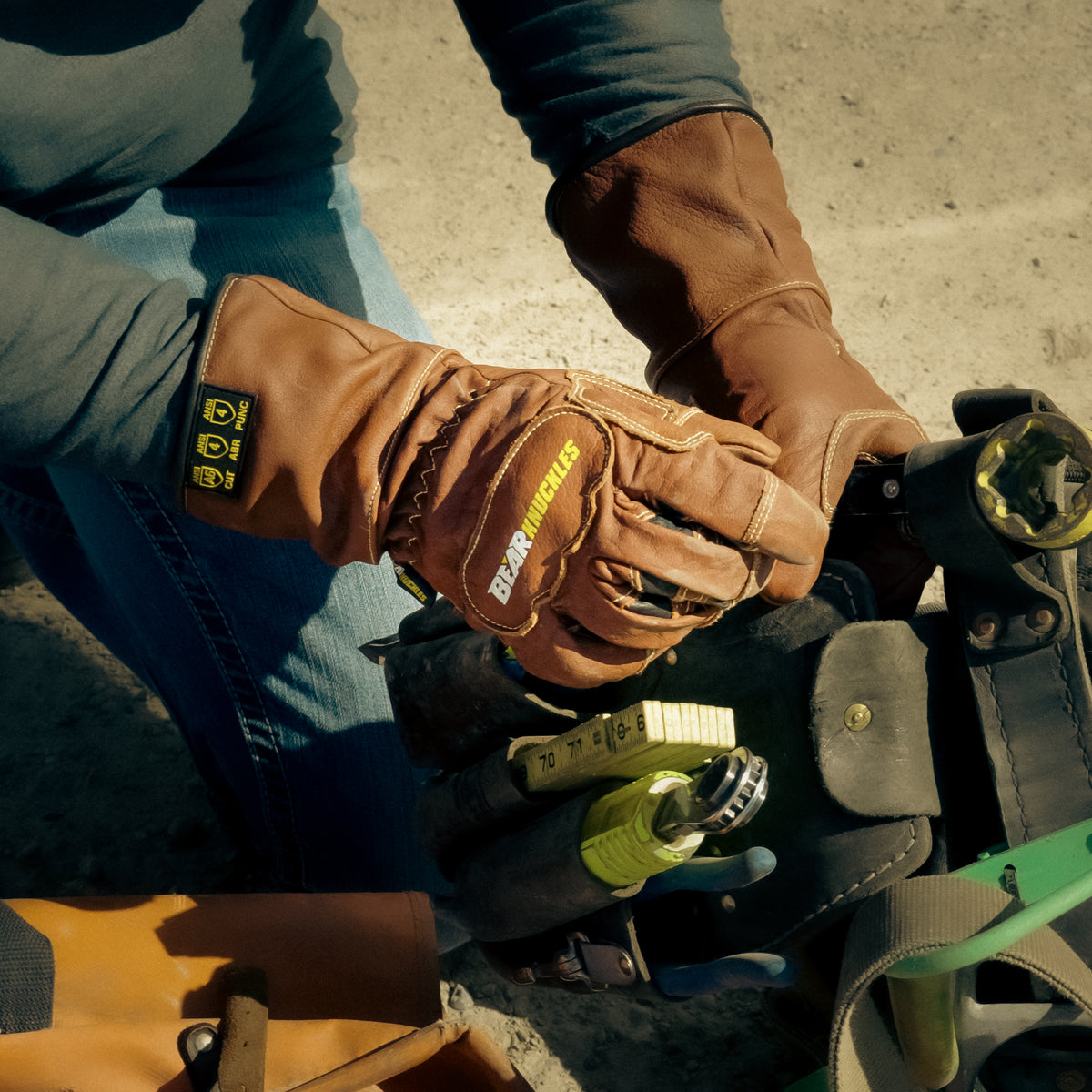 Prime Time 2 | Heavy Duty Lineman Gloves | Bear Knuckles Gloves